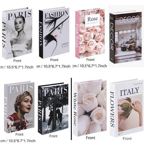 Designer Book Stack - Etsy