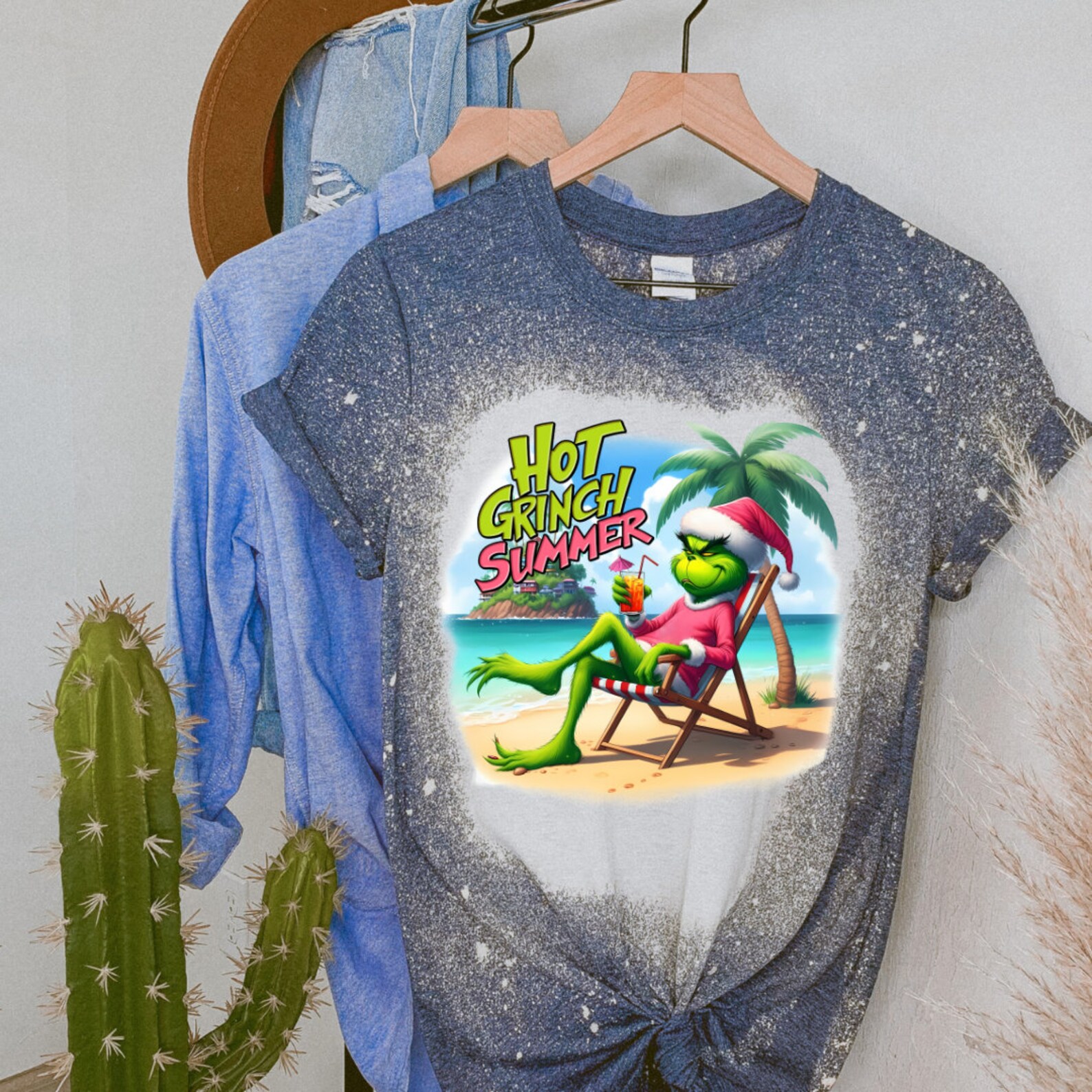 Hot Grinch Summer Tshirt Funny Grinch T Shirt Grinch T Shirt Gift Funny ...