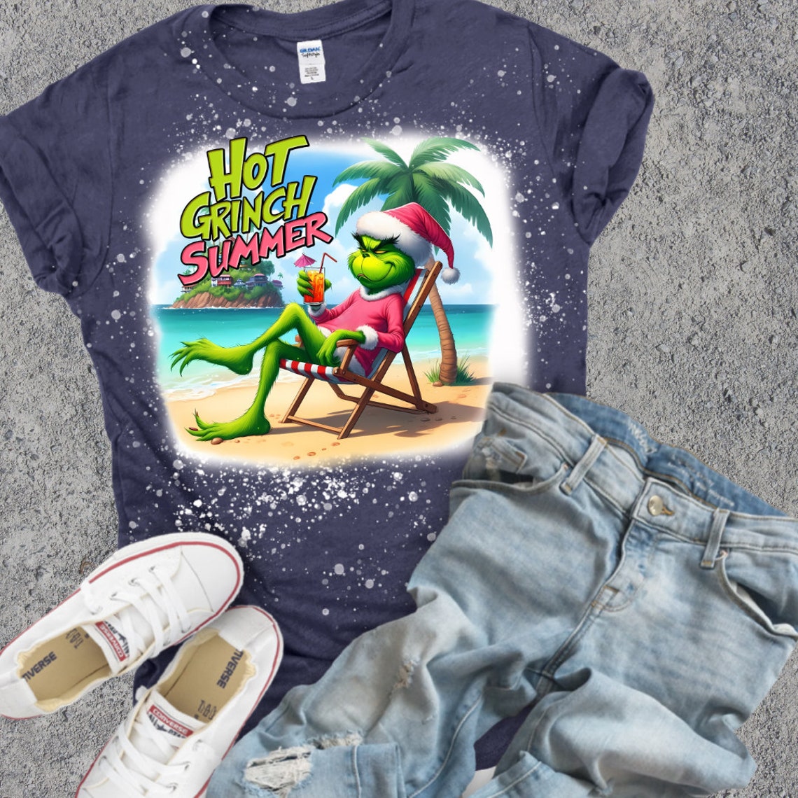 Hot Grinch Summer Tshirt Funny Grinch T Shirt Grinch T Shirt Gift Funny ...