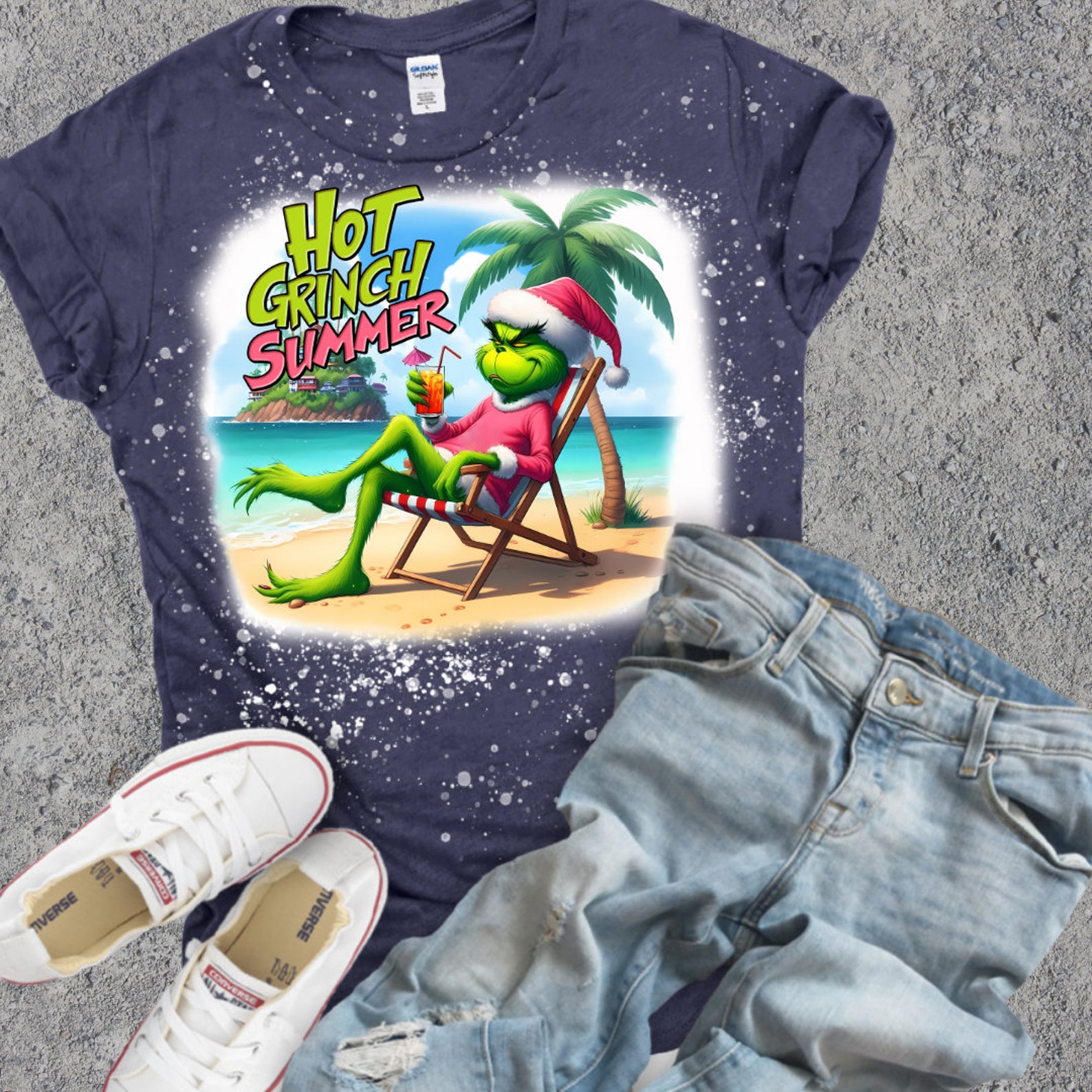 Hot Grinch Summer Tshirt Funny Grinch T Shirt Grinch T Shirt Gift Funny ...