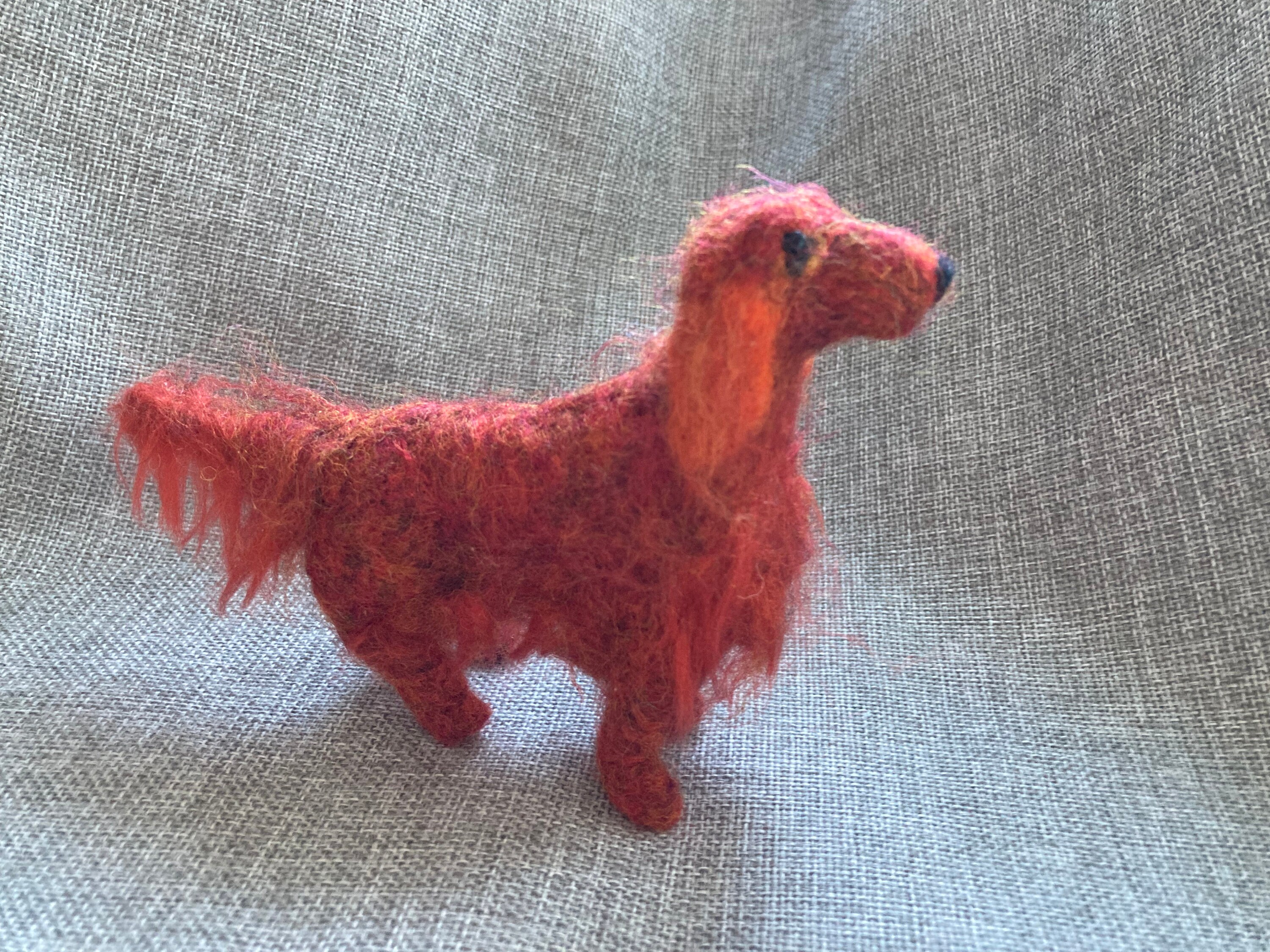 Irish Setter Felted Figurine, Dog Ornament - Etsy