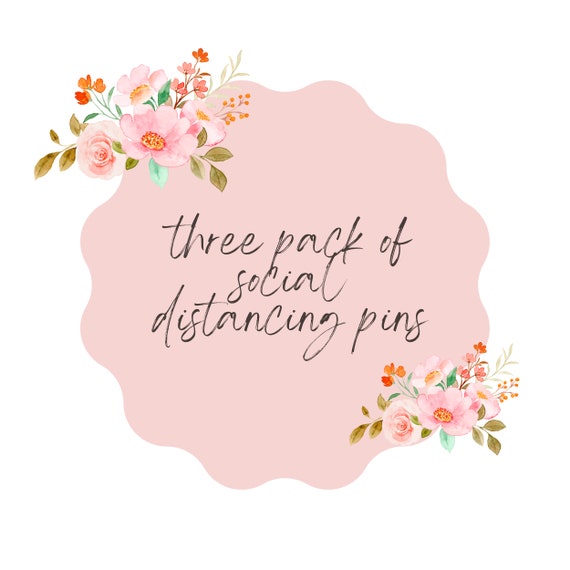 Covid Social Distance Emoji Pin Buttons 3 Pack hugs - Etsy