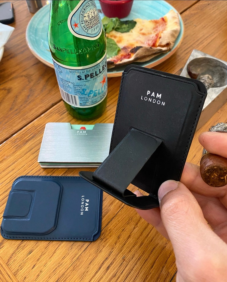 Vegan Leather Magsafe Wallet: iPhone 12 & 13, 3-card Holder - Etsy