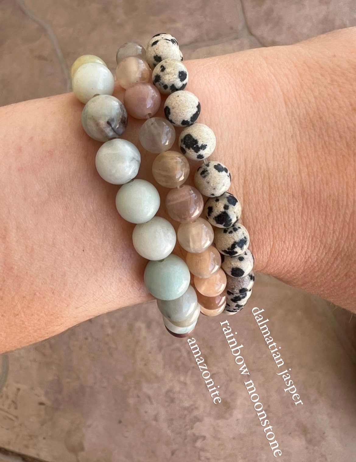 Custom IVF Embryo Baby Bracelets Gemstone Beads, IVF, Infertility, TTC ...