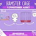 Vtuber / Pngtuber HAMSTER CAGE | Funny Stream Overlay/assets ...