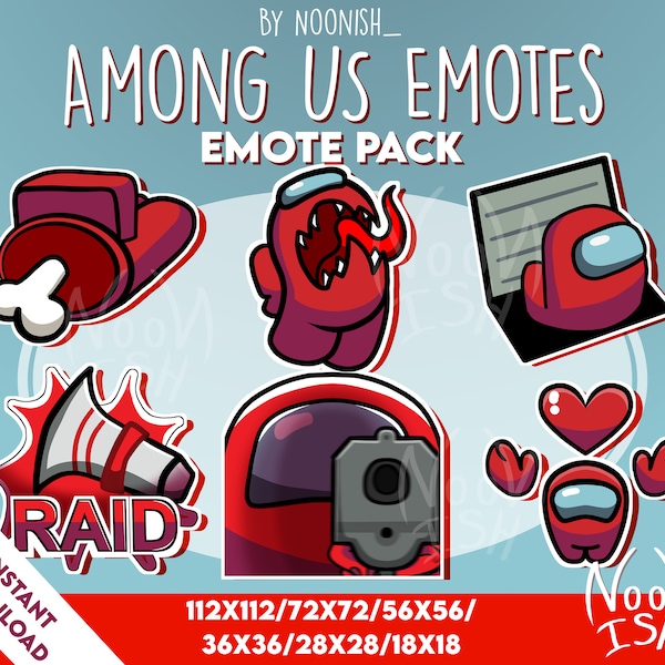 Emotes for Twitch 112x112 - Etsy