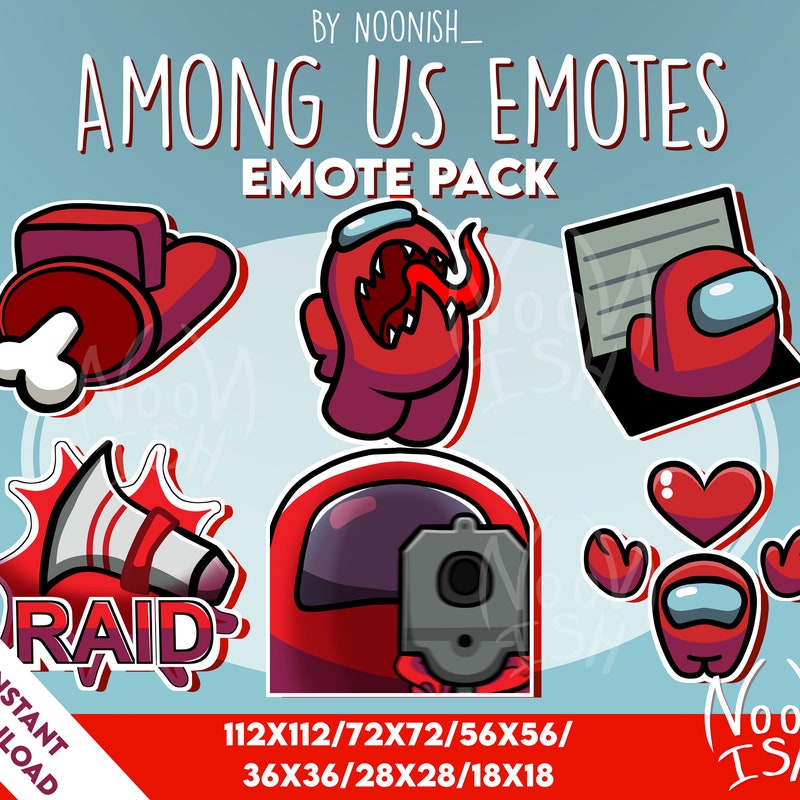 Emotes for Twitch 112x112 - Etsy