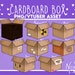 Vtuber PNG Tuber Asset CARDBOARD BOX - Multiple Variations | Veadotube ...