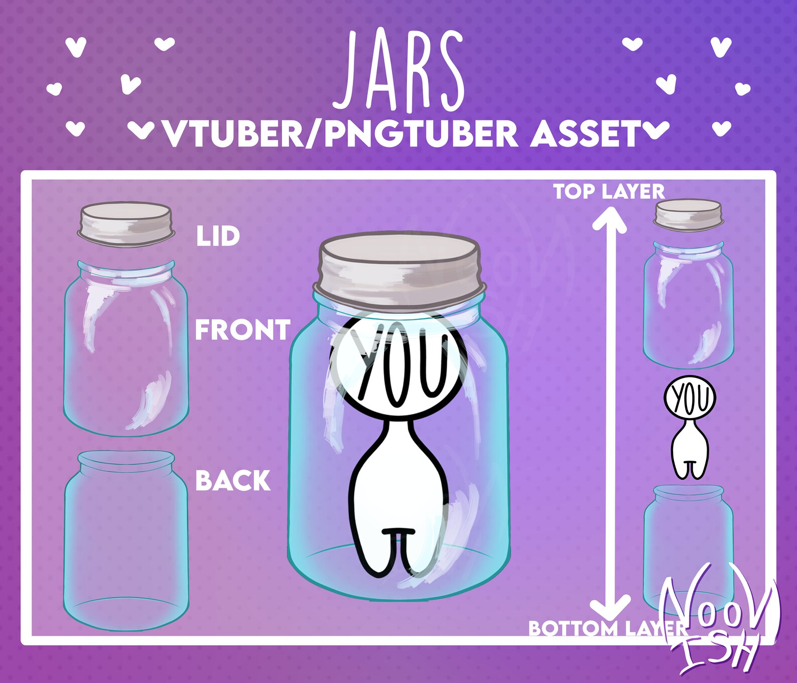 Vtuber PNG Tuber Asset JAR | Veadotube | Discord | Twitch Channel ...