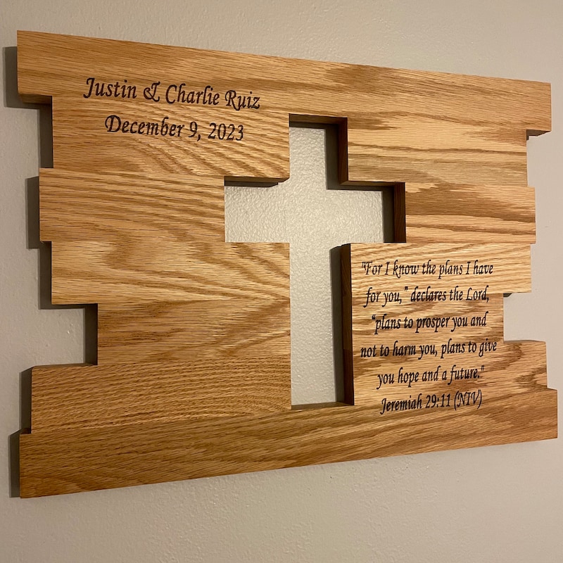 Personalized Wooden Cross - Etsy