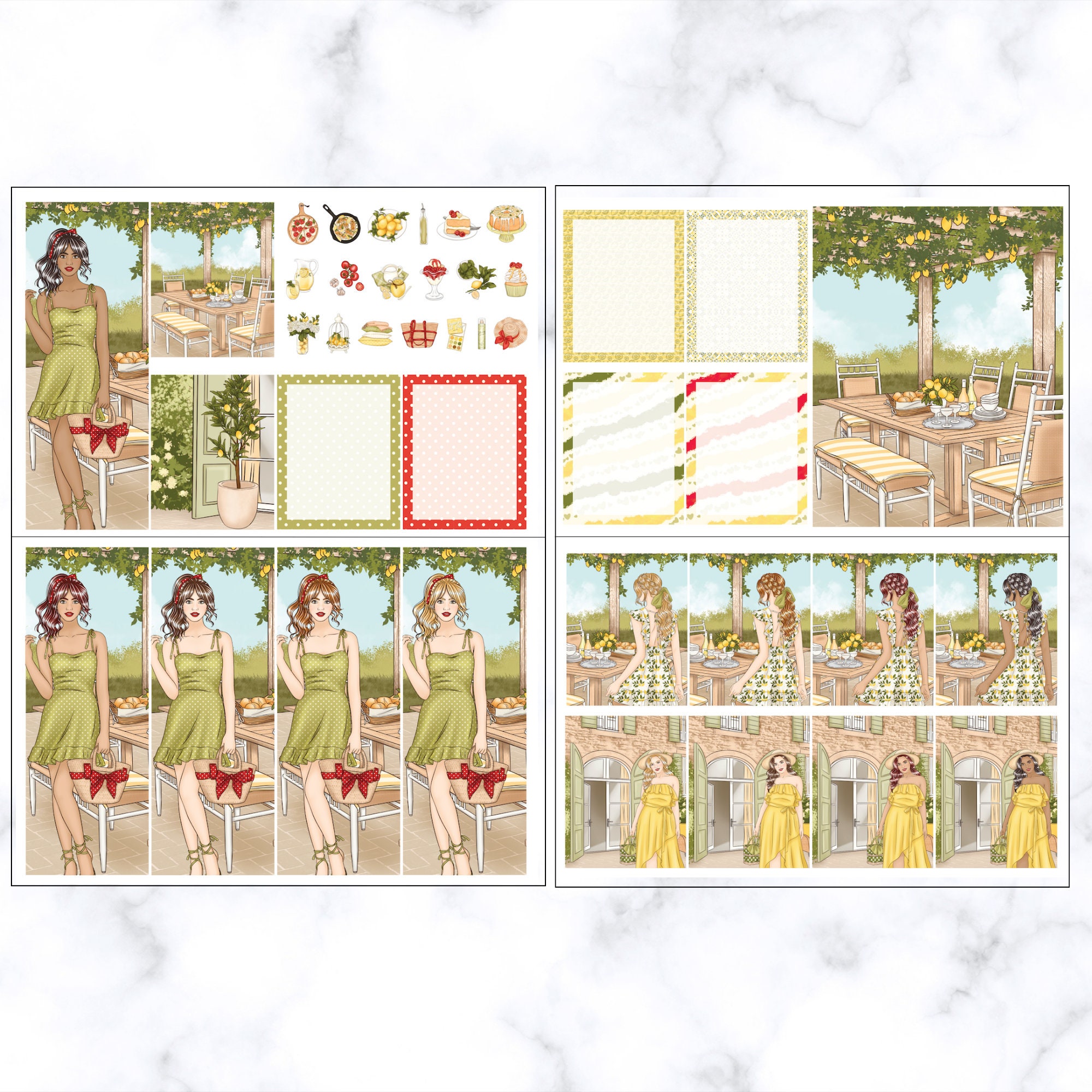 Printable Weekly Sticker Kit Printable Planner Sticker Kit Digital ...
