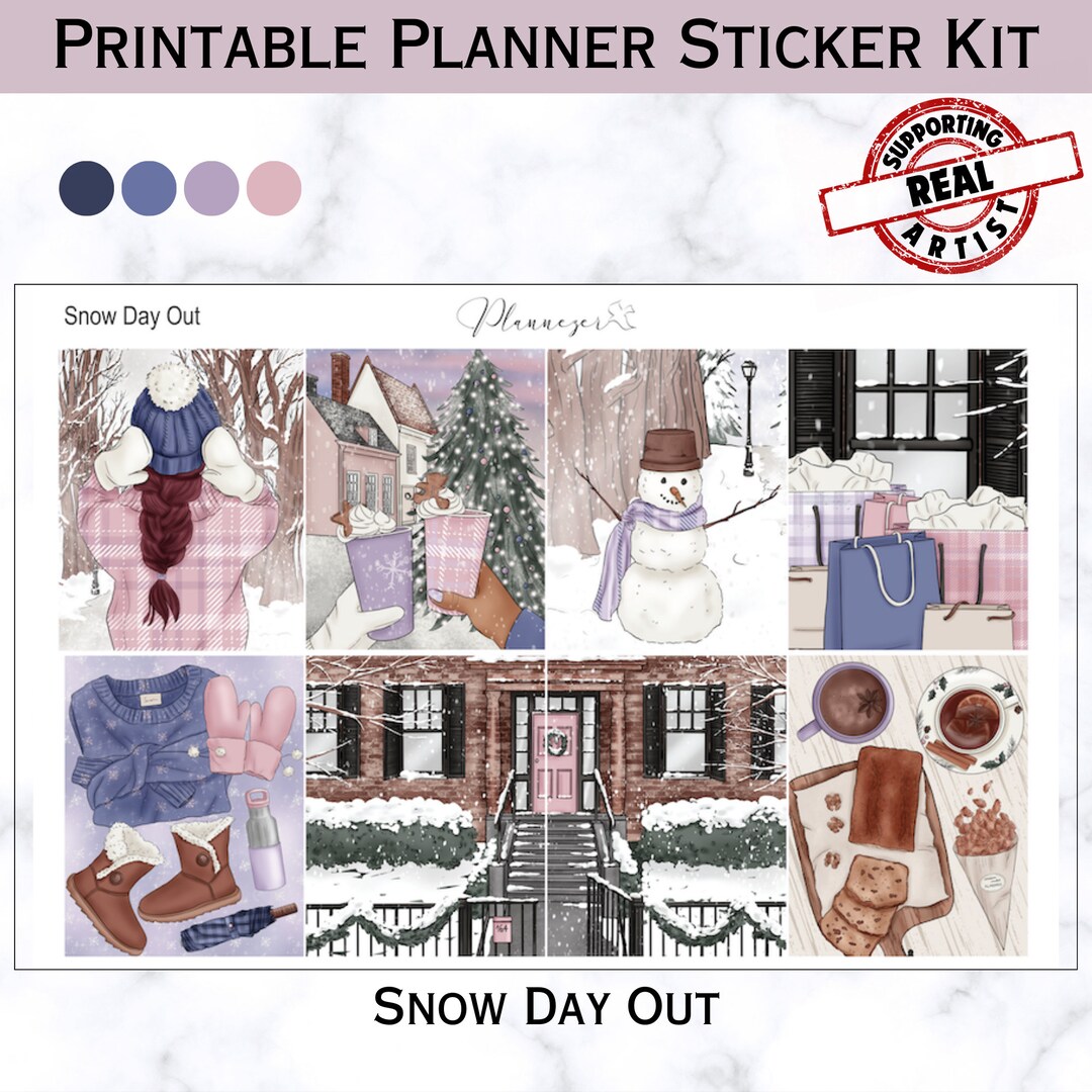 Printable Weekly Sticker Kit | Printable Planner Sticker Kit | Digital ...