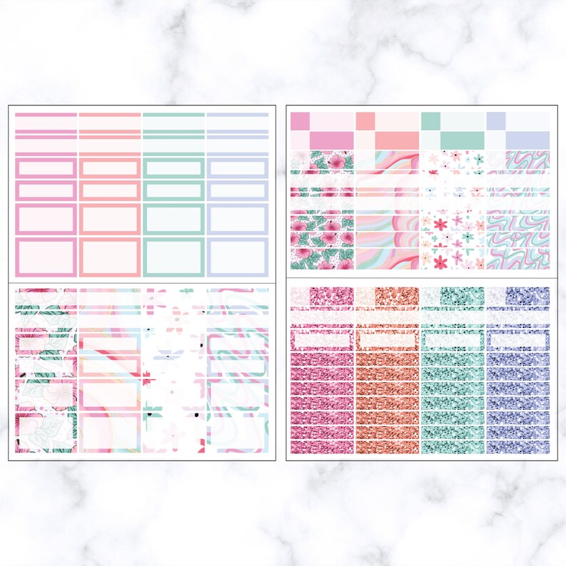 Printable Weekly Sticker Kit | Printable Planner Sticker Kit | Digital ...