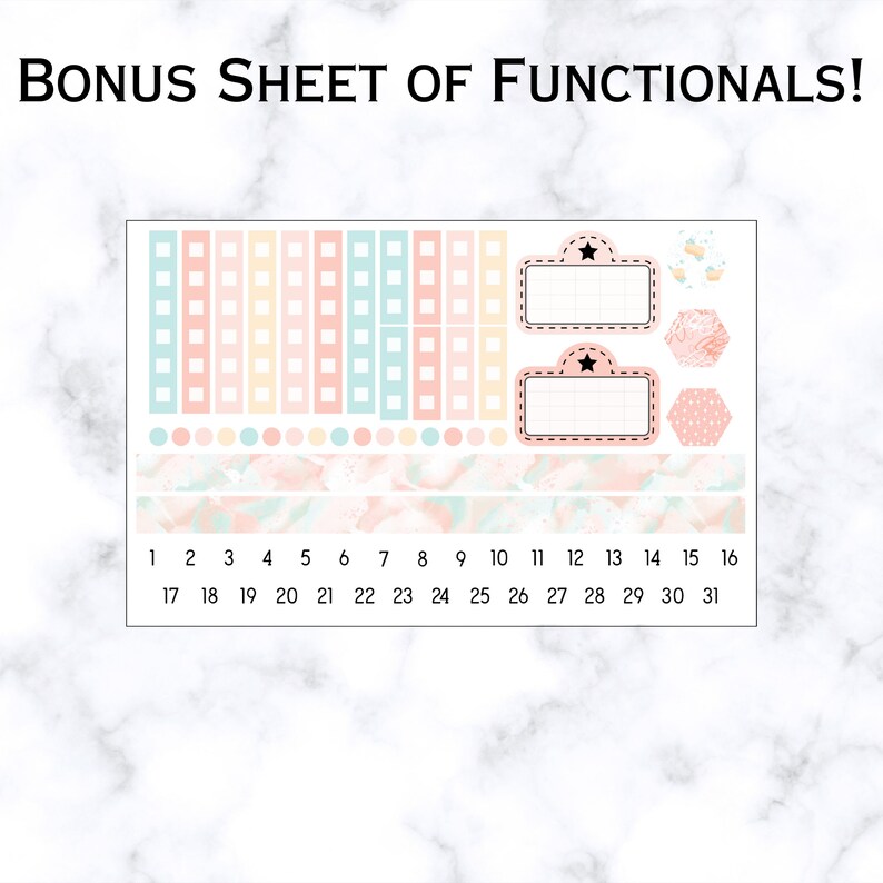 Printable Weekly Sticker Kit | Printable Planner Sticker Kit | Digital ...