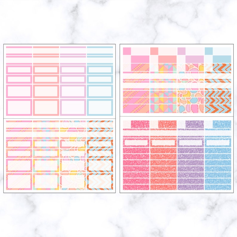 Printable Weekly Sticker Kit Printable Planner Sticker Kit Digital ...