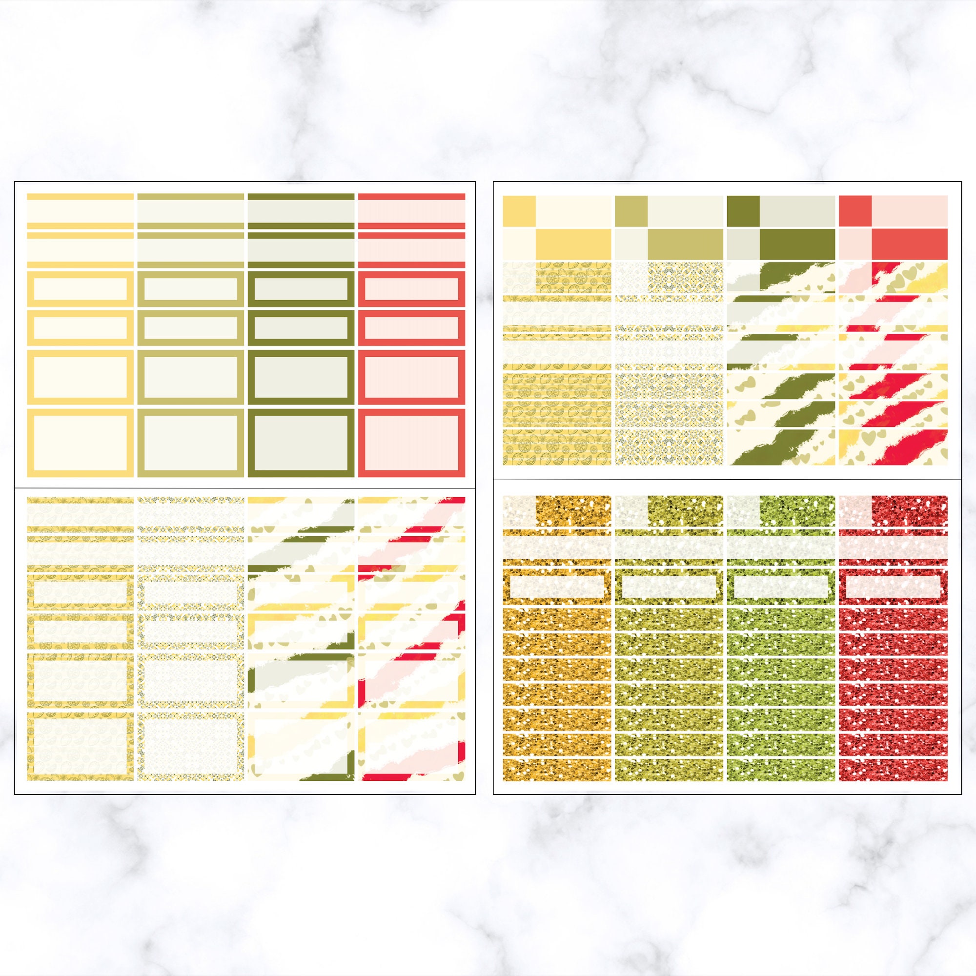 Printable Weekly Sticker Kit | Printable Planner Sticker Kit | Digital ...