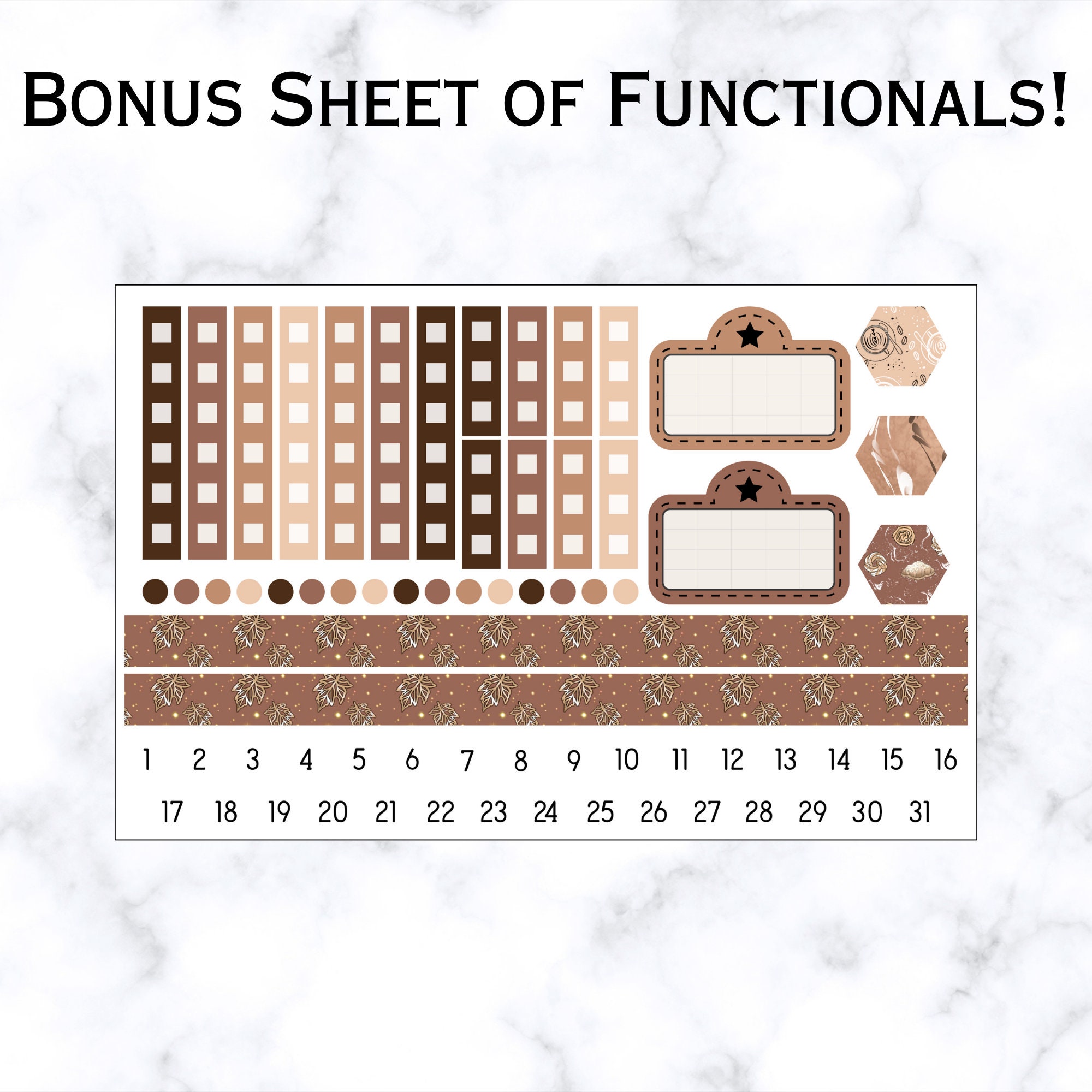 Printable Weekly Sticker Kit Printable Planner Sticker Kit Digital ...