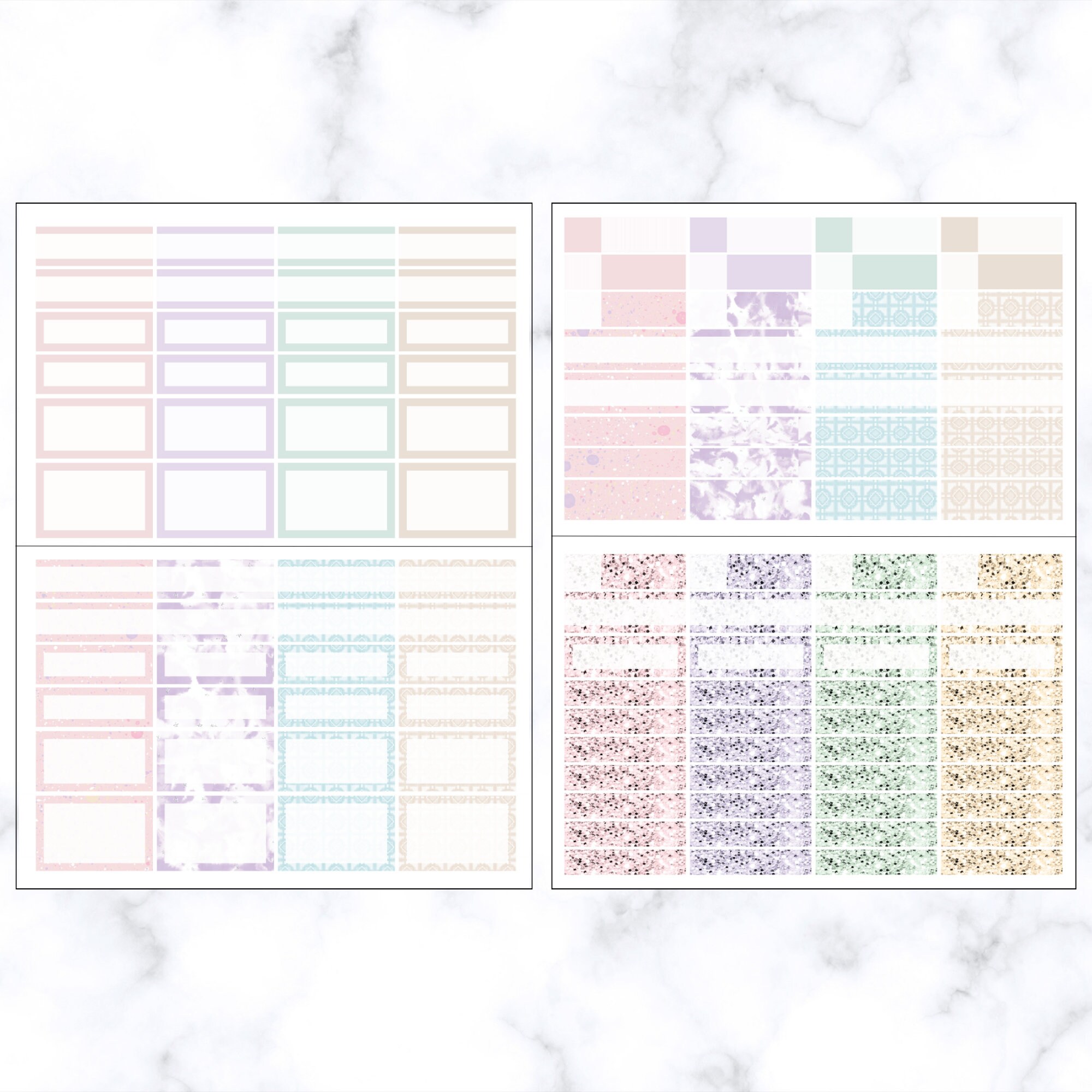 Printable Weekly Sticker Kit Printable Planner Sticker Kit Digital ...