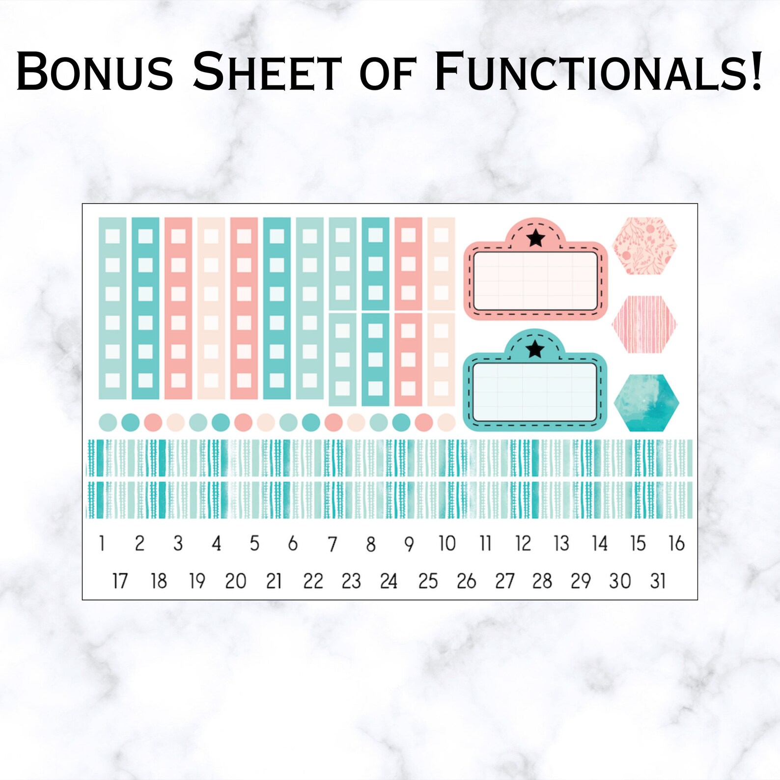 Printable Weekly Sticker Kit | Printable Planner Sticker Kit | Digital ...