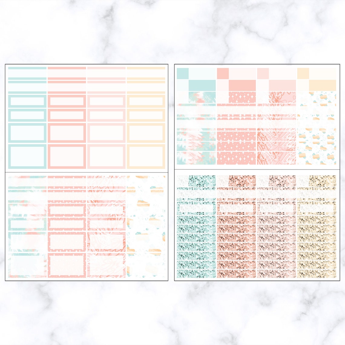 Printable Weekly Sticker Kit Printable Planner Sticker Kit Digital ...
