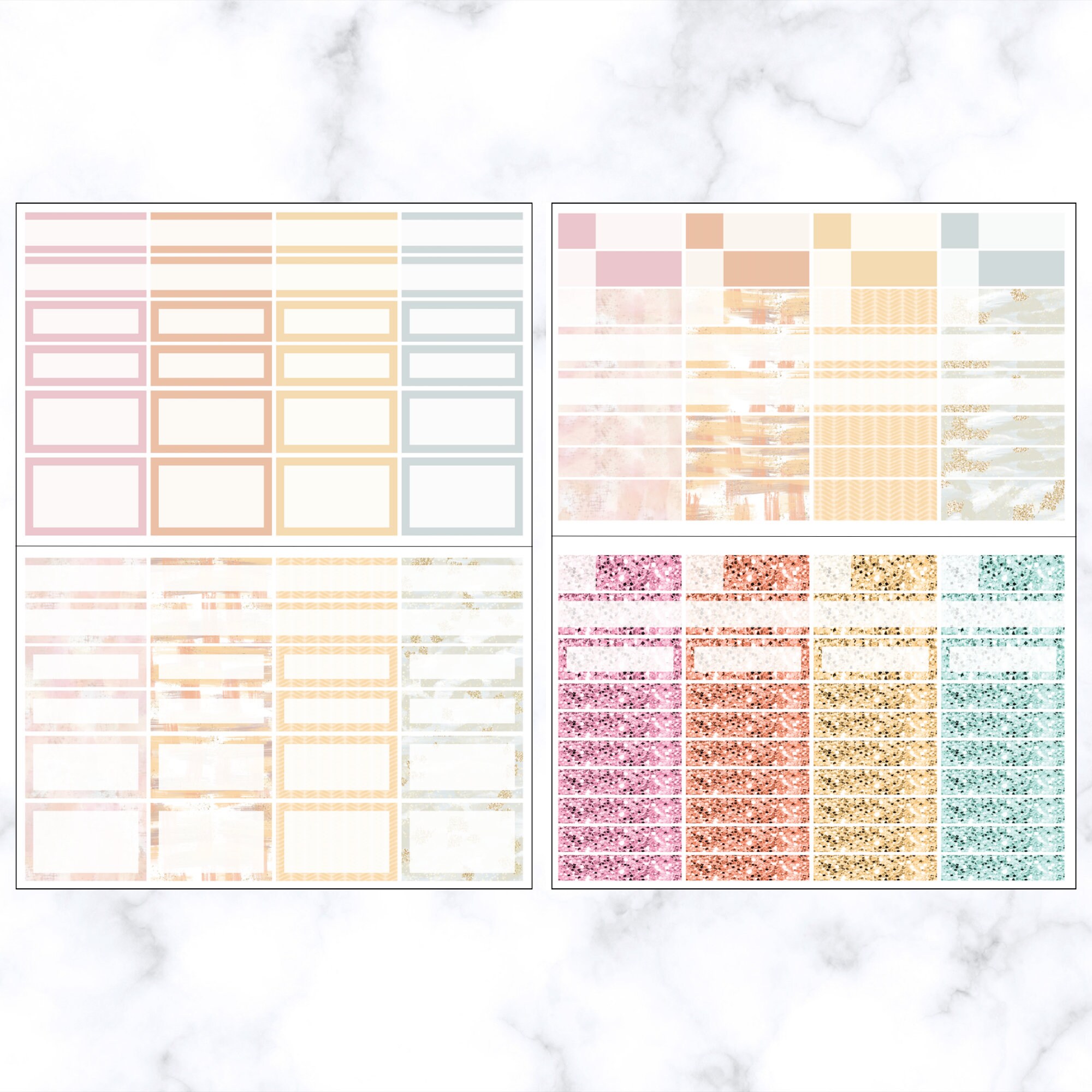 Printable Weekly Sticker Kit Printable Planner Sticker Kit Digital ...