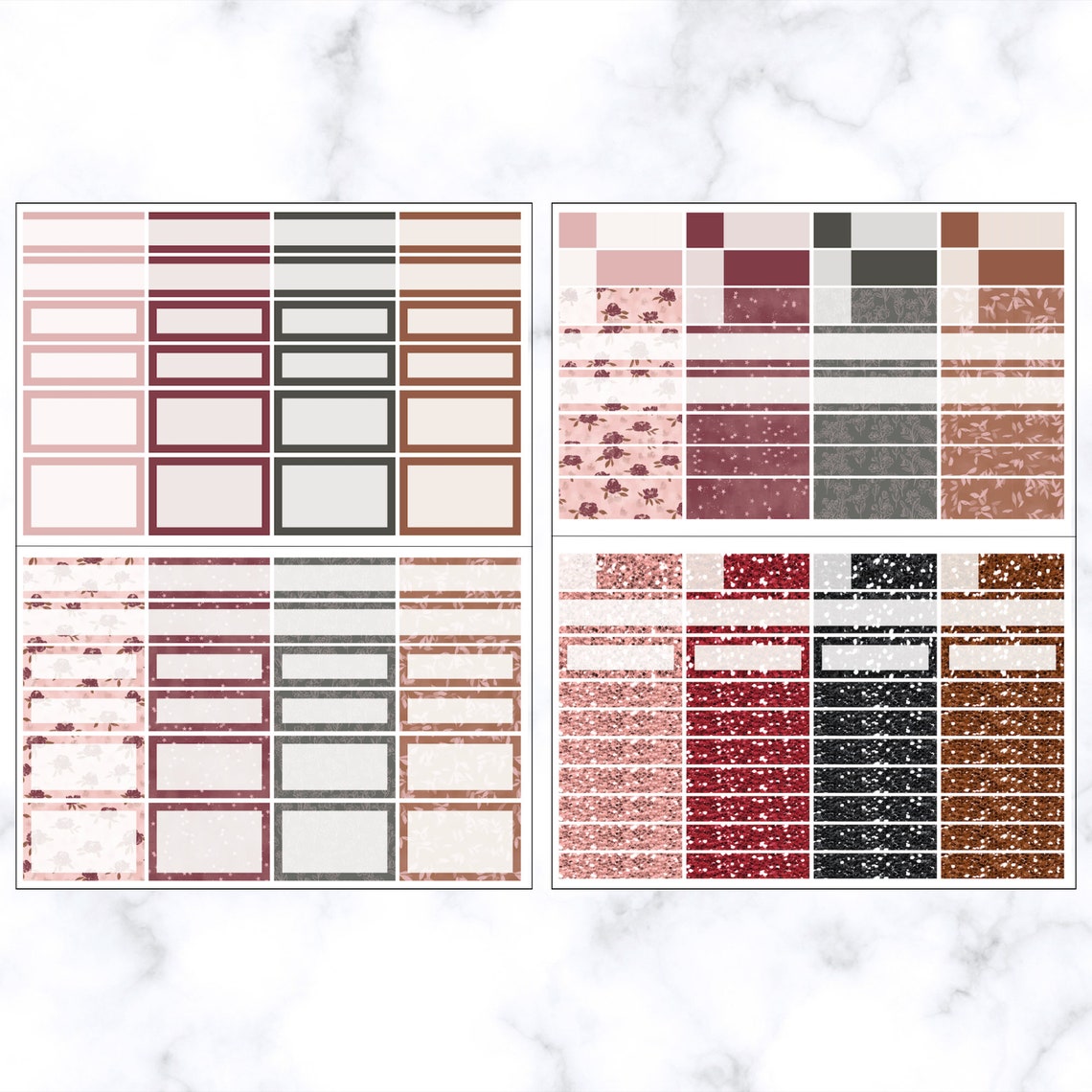 Printable Weekly Sticker Kit Printable Planner Sticker Kit Digital ...