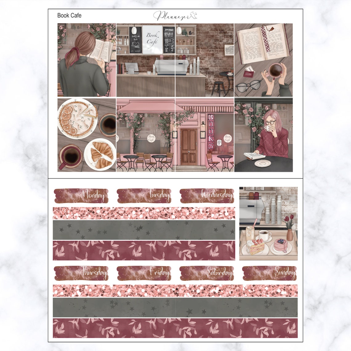 Printable Weekly Sticker Kit Printable Planner Sticker Kit Digital ...