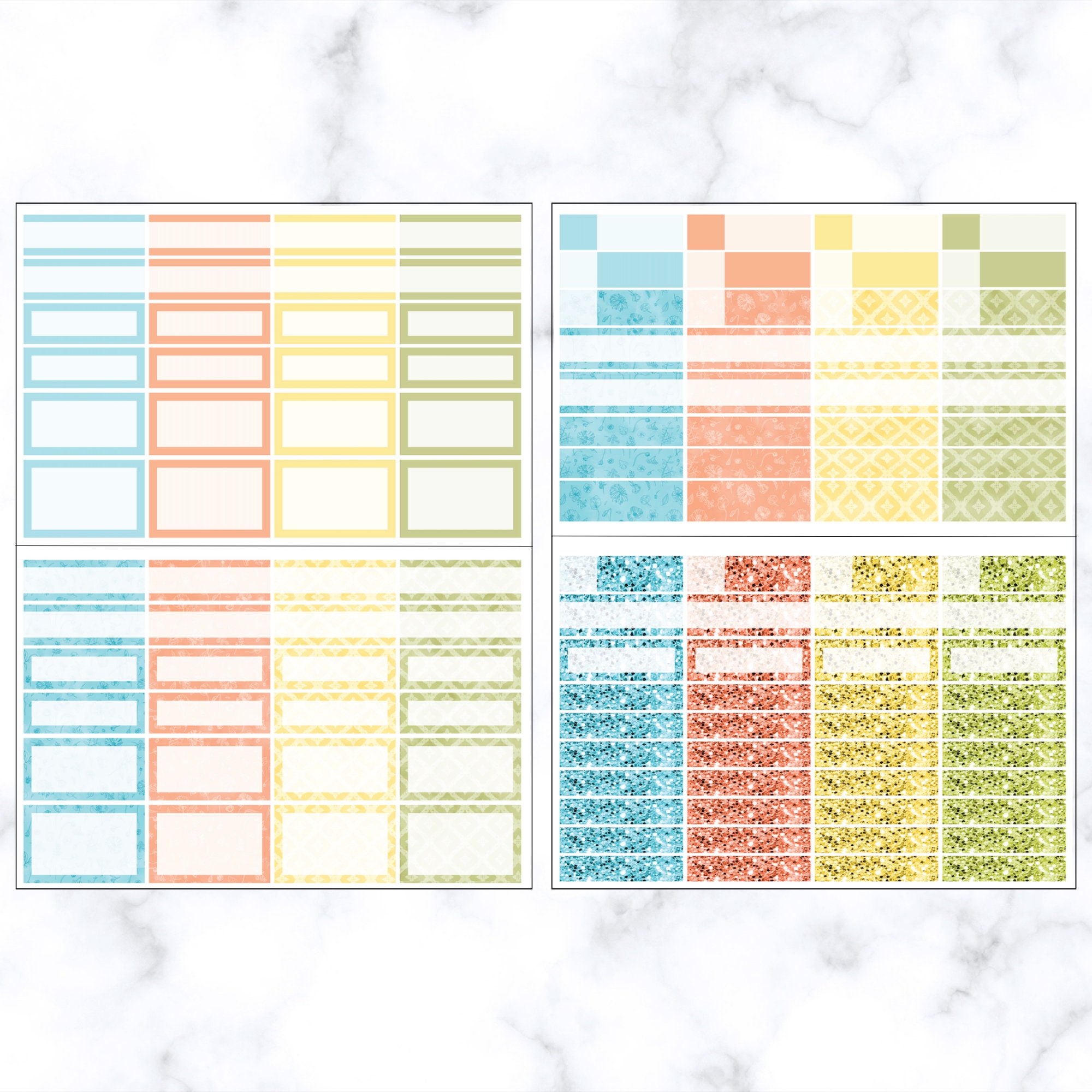 Printable Weekly Sticker Kit | Printable Planner Sticker Kit | Digital ...