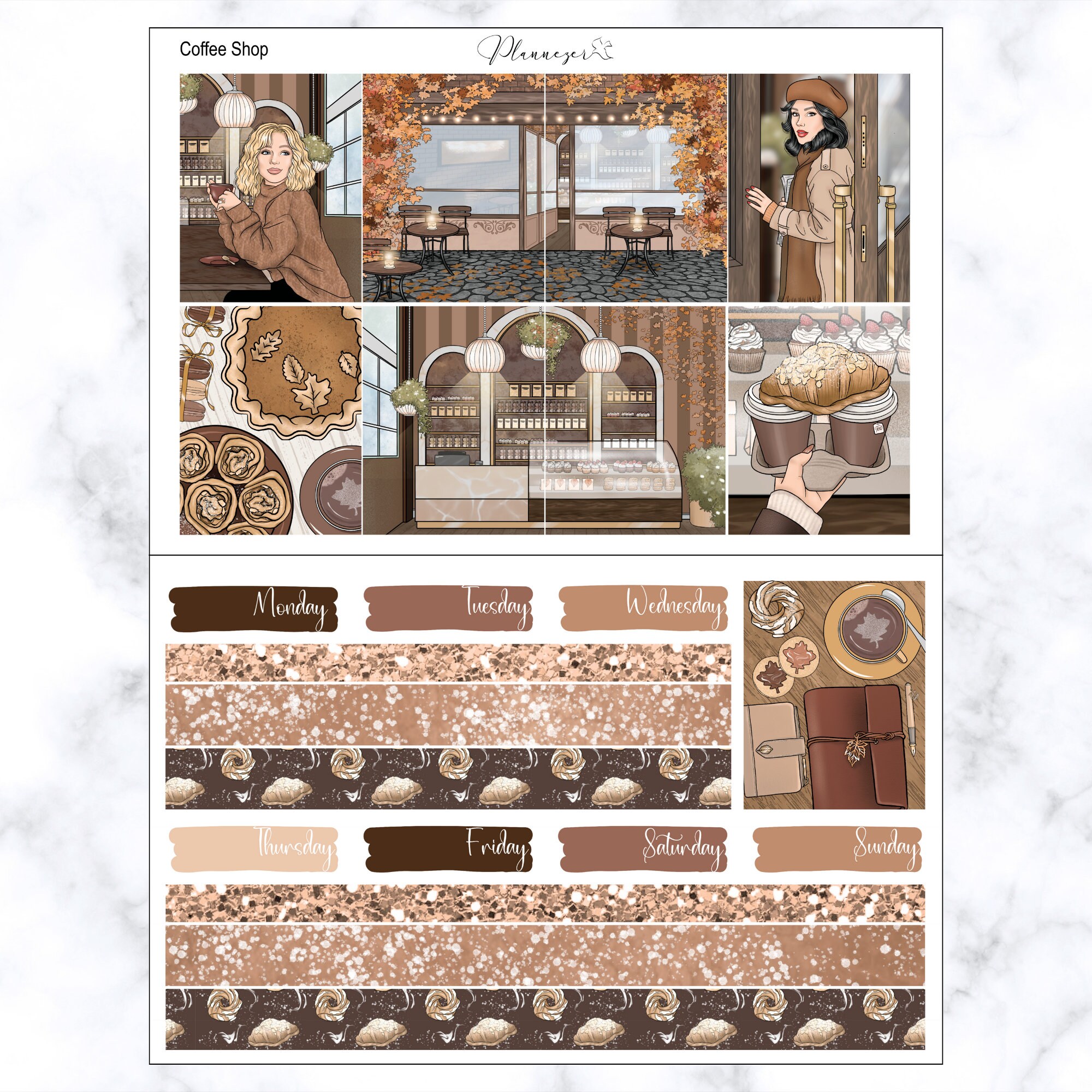 Printable Weekly Sticker Kit Printable Planner Sticker Kit Digital ...