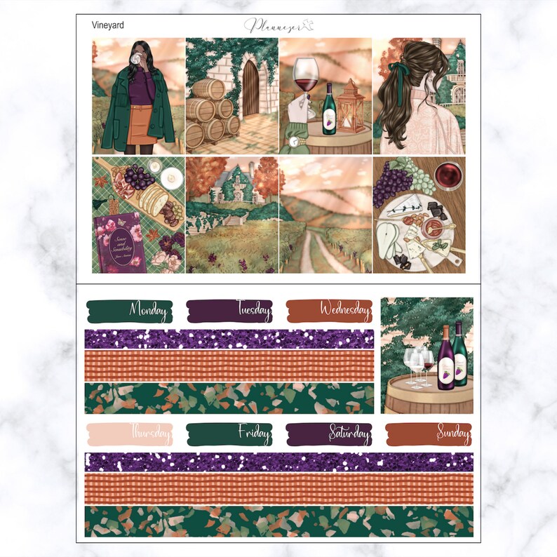 Printable Weekly Sticker Kit | Printable Planner Sticker Kit | Digital ...