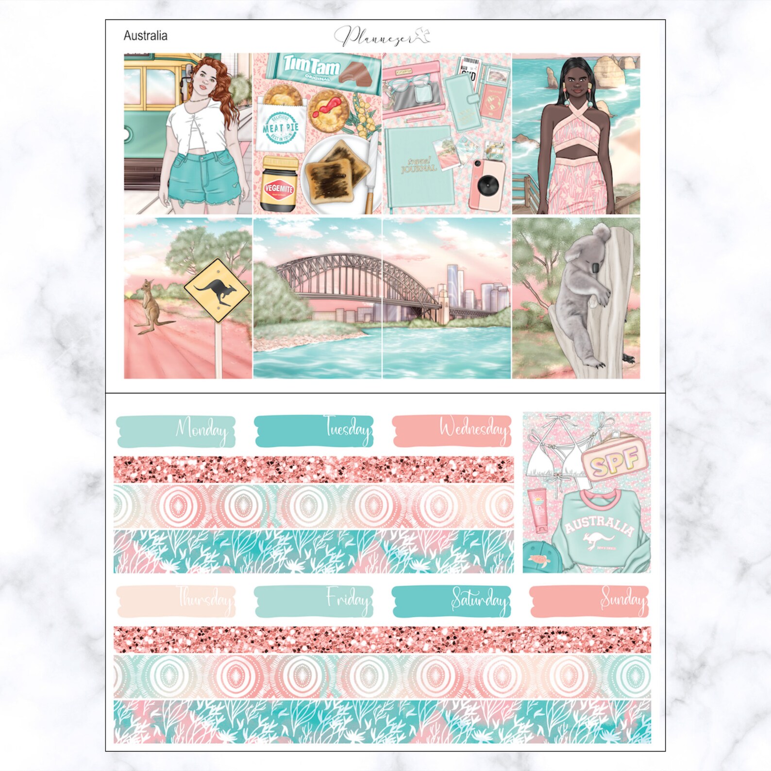 Printable Weekly Sticker Kit | Printable Planner Sticker Kit | Digital ...