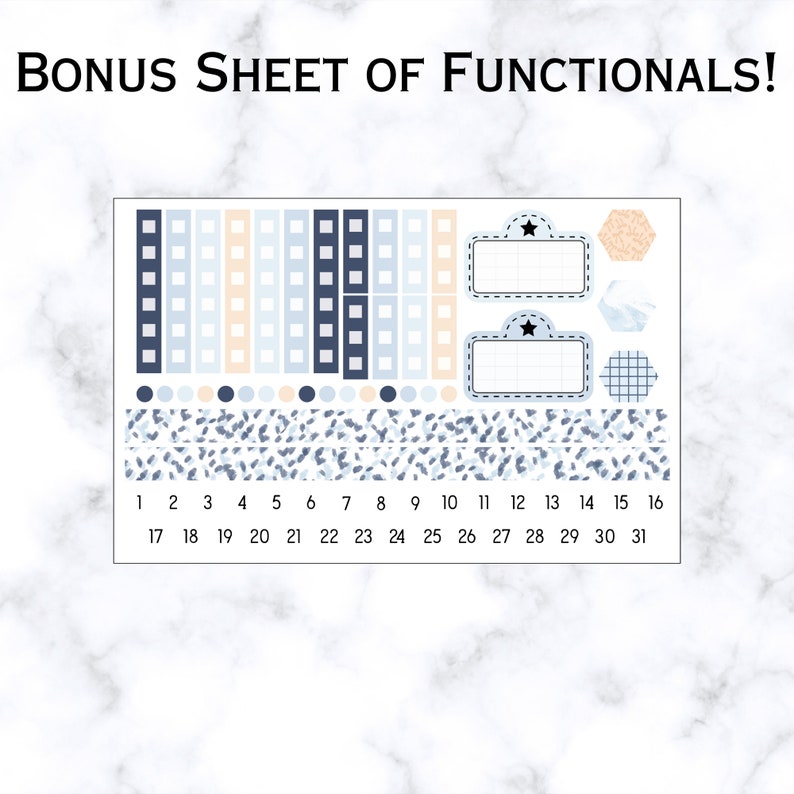 Printable Weekly Sticker Kit Printable Planner Sticker Kit Digital ...