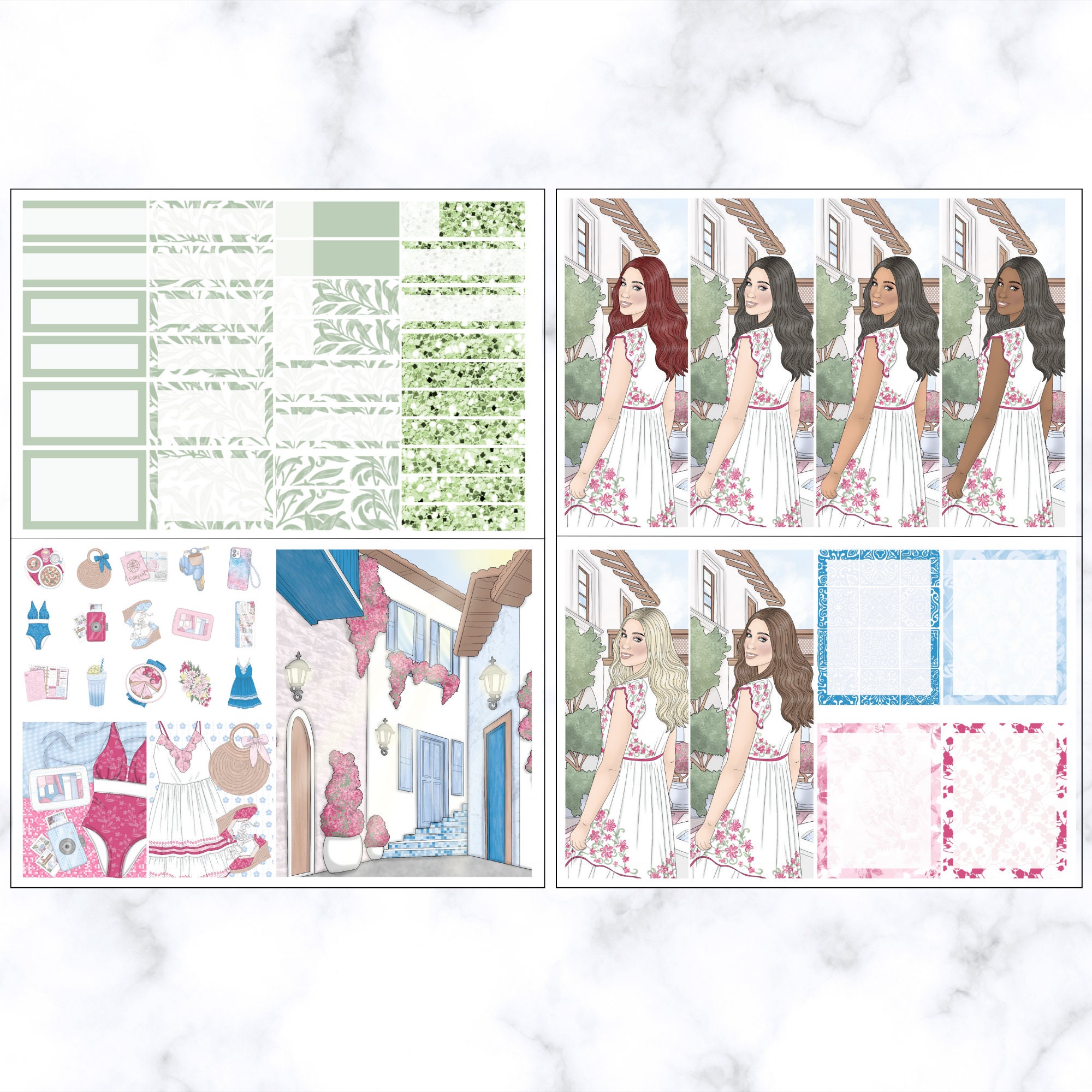 Printable Weekly Sticker Kit Printable Planner Sticker Kit Digital ...
