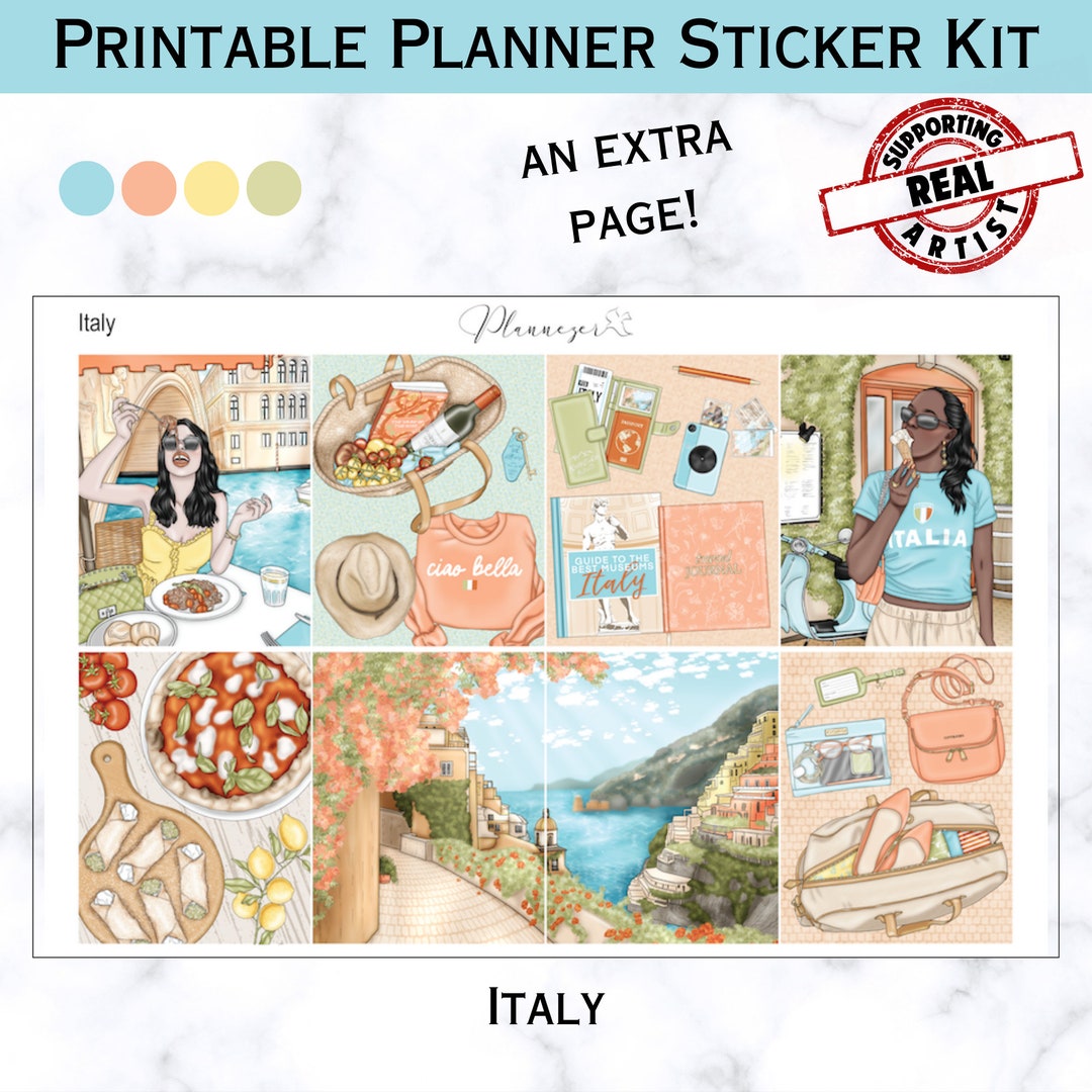 Printable Weekly Sticker Kit | Printable Planner Sticker Kit | Digital ...