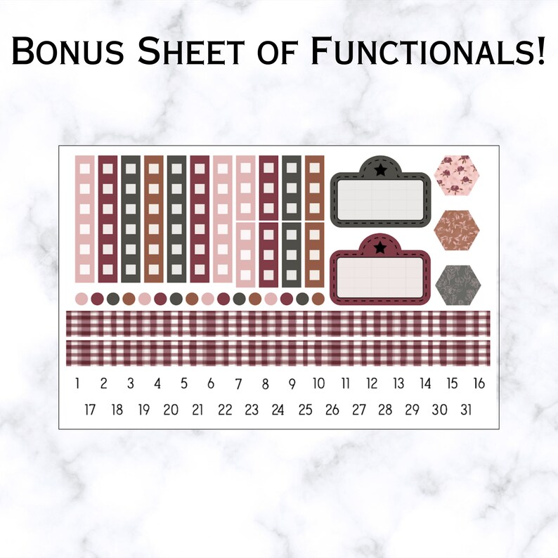 Printable Weekly Sticker Kit | Printable Planner Sticker Kit | Digital ...