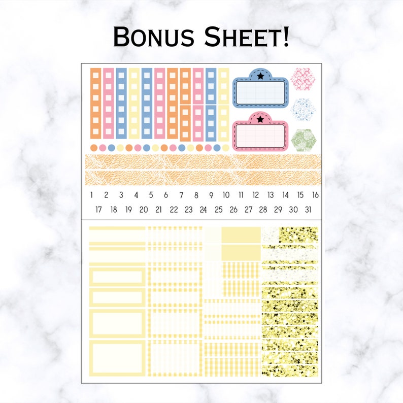 Printable Weekly Sticker Kit | Printable Planner Sticker Kit | Digital ...