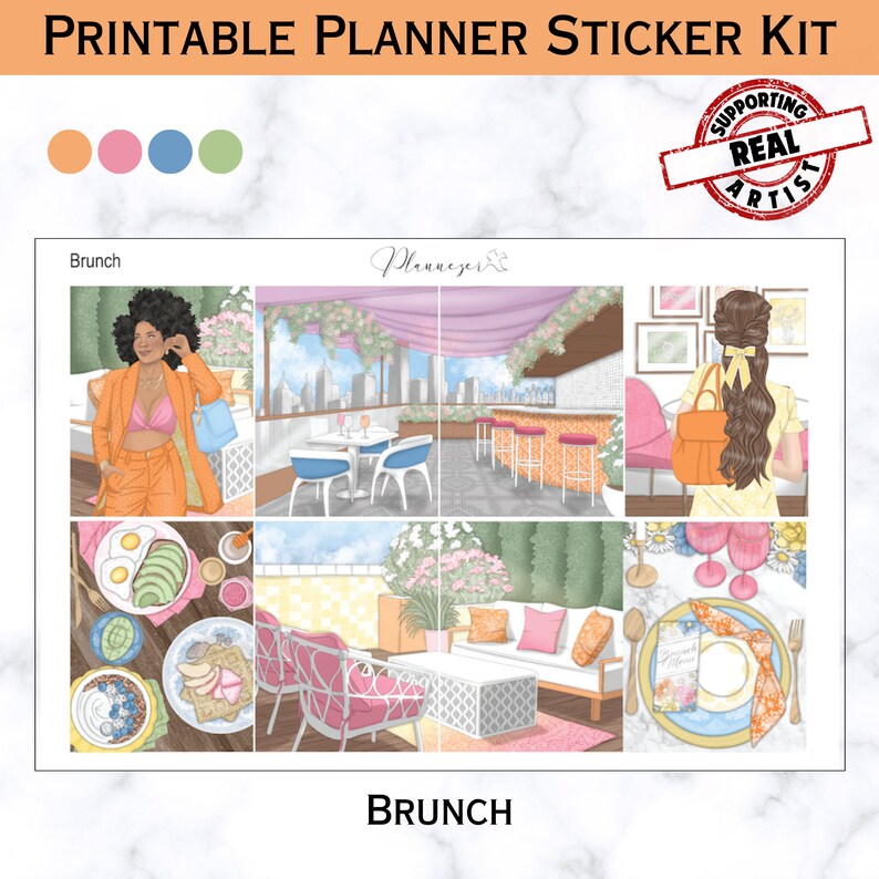 Printable Weekly Sticker Kit | Printable Planner Sticker Kit | Digital ...