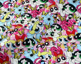 Powerpuff Girls Fabric | Etsy
