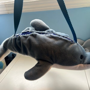 Dolphin Purse Bag Custom Dolphin Plush Handbag Purse - Etsy