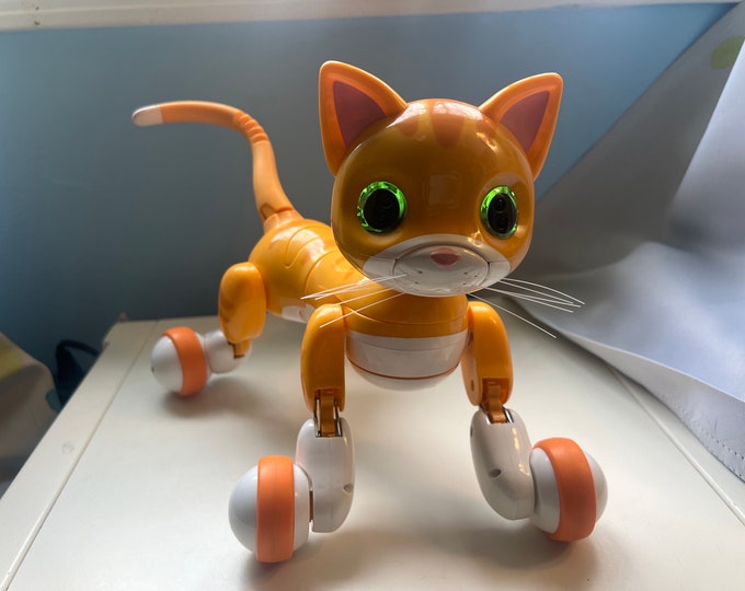 Zoomer Kitty Whiskers- Robot Cat Animatronic Toy - Etsy