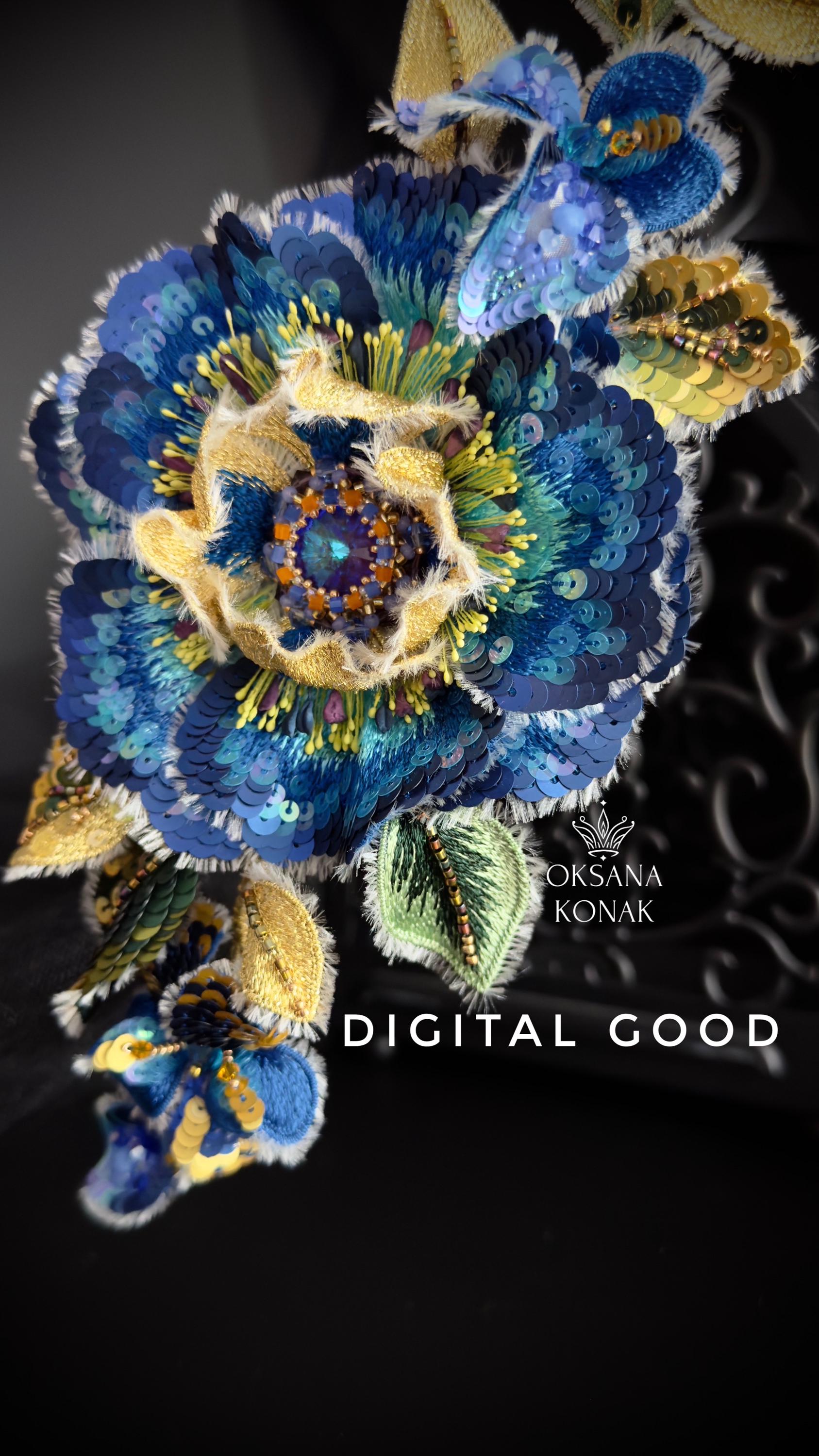 Tutorial 3D Brooch “flower of Eden” by Oksana Konak/handmade Brooch ...