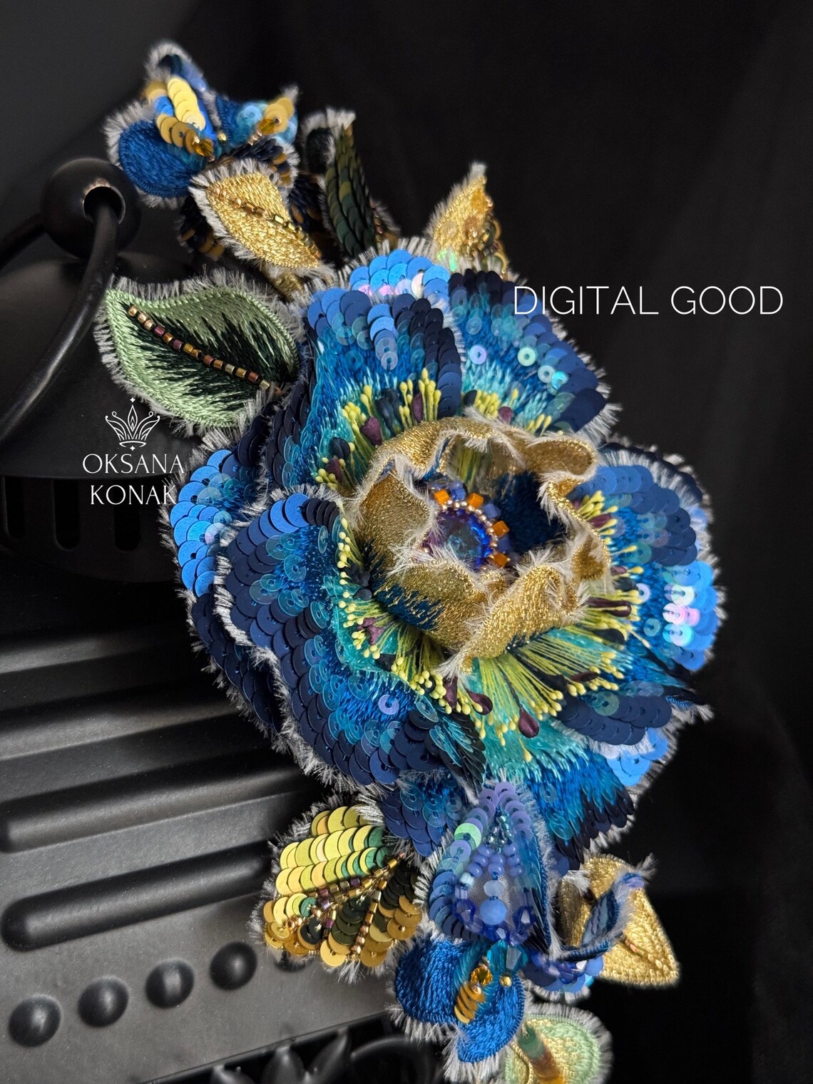 Tutorial 3D Brooch “flower of Eden” by Oksana Konak/handmade Brooch ...
