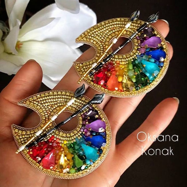 Crystal Brooch Pin - Etsy