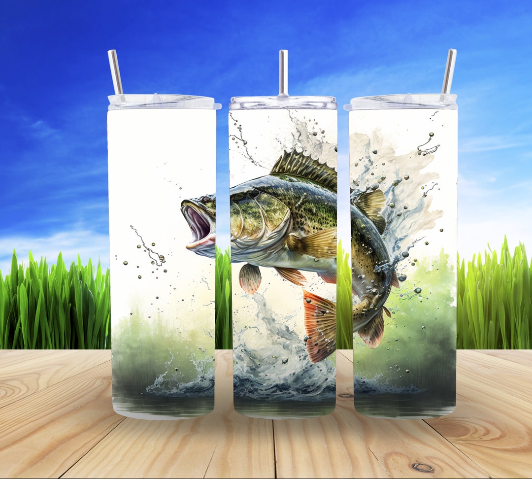 Redfin Fishing Tumbler Wrap for Sublimation 20OZ Skinny Tumbler - Etsy