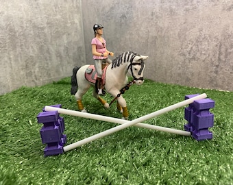Horse Show Jumping Set, Model Horses, Pretend Play, Children Activities ...
