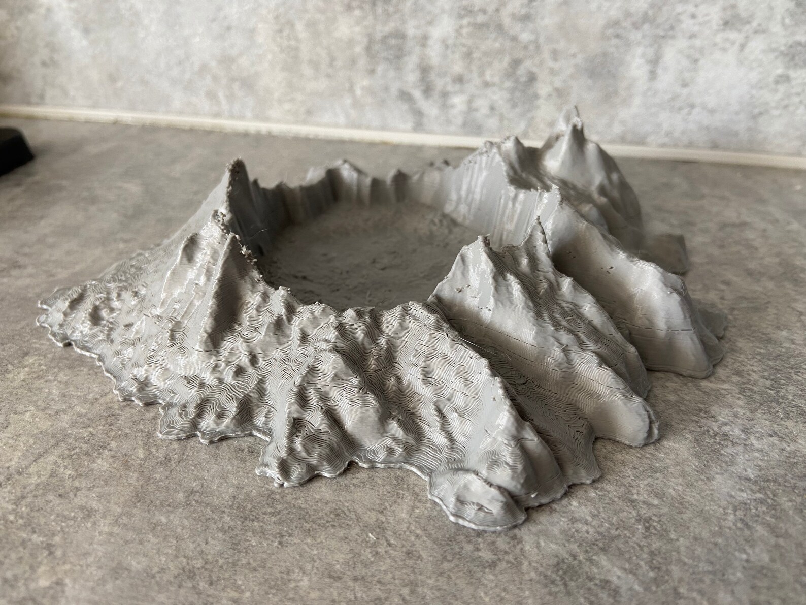 Crater Lake, 3D Printed, Scatter Terrain, Wargaming Battlefield ...