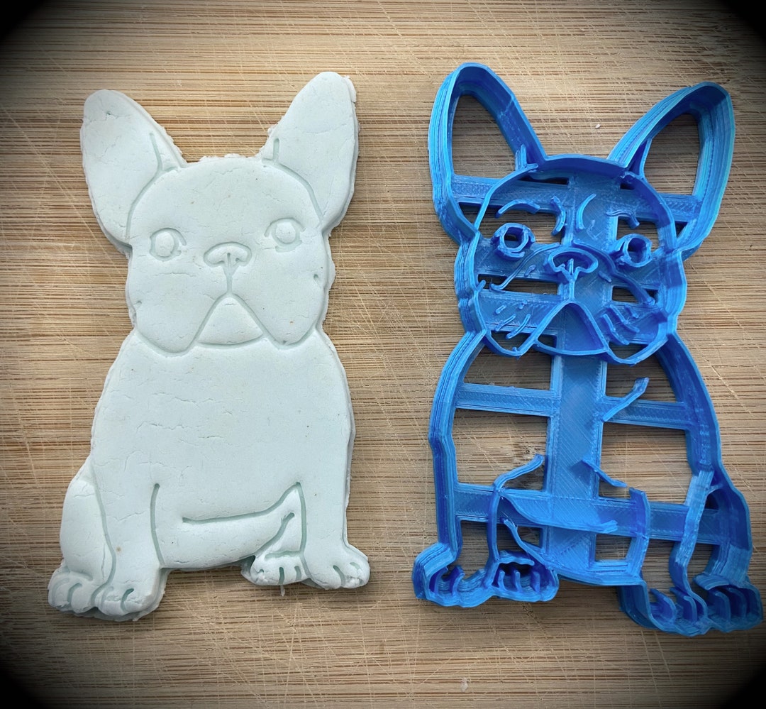 French Bulldog Cookie Cutters, 3D Printed, Fondant Cutter, Children ...
