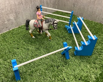 Horse Show Jumping Set, Model Horses, Pretend Play, Children Activities ...