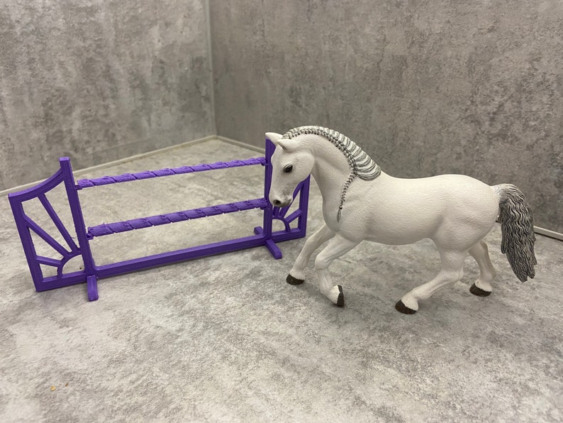 Horse Show Jumping Set Model Horses Pretend Play Children - Etsy