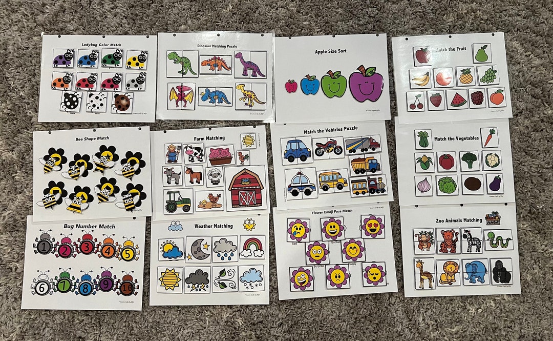 Spring Toddler Busy Book for 2 to 3 Year Olds! *COMPLETED BOOK* Hands ...